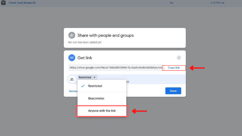 How to Make a QR Code for a Video in Google Drive