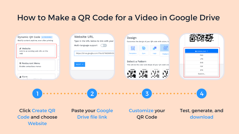 How to Make a QR Code for a Video in Google Drive