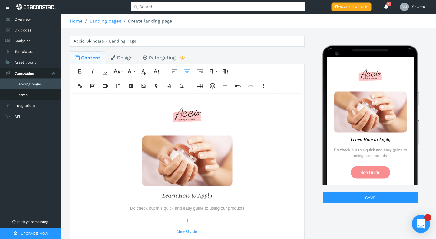 Create a Customized QR Code Landing Page: Improve Conversion Rates