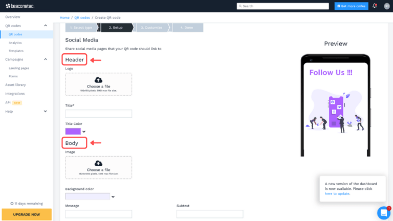 Generate QR Codes with Text Below: Create QR Code CTA