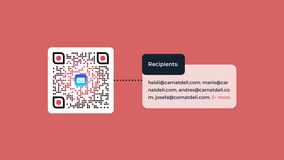 Generate QR Code for email and boost customer interaction