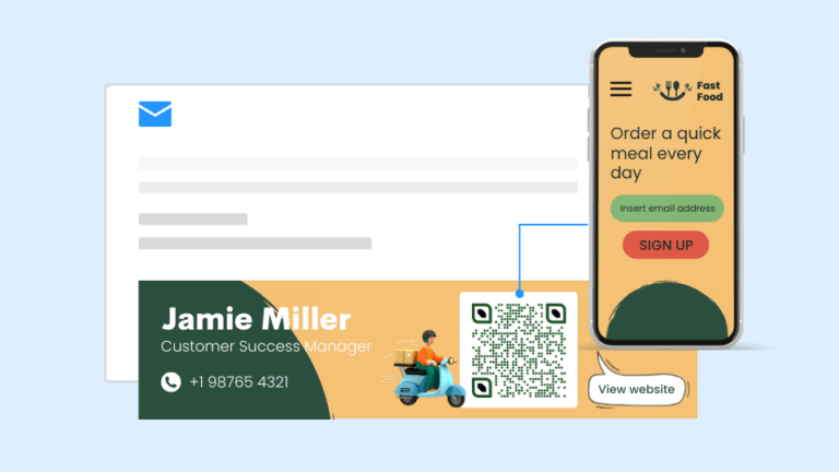 QR Code in Email Signature: How to Use It and Convert More Customers