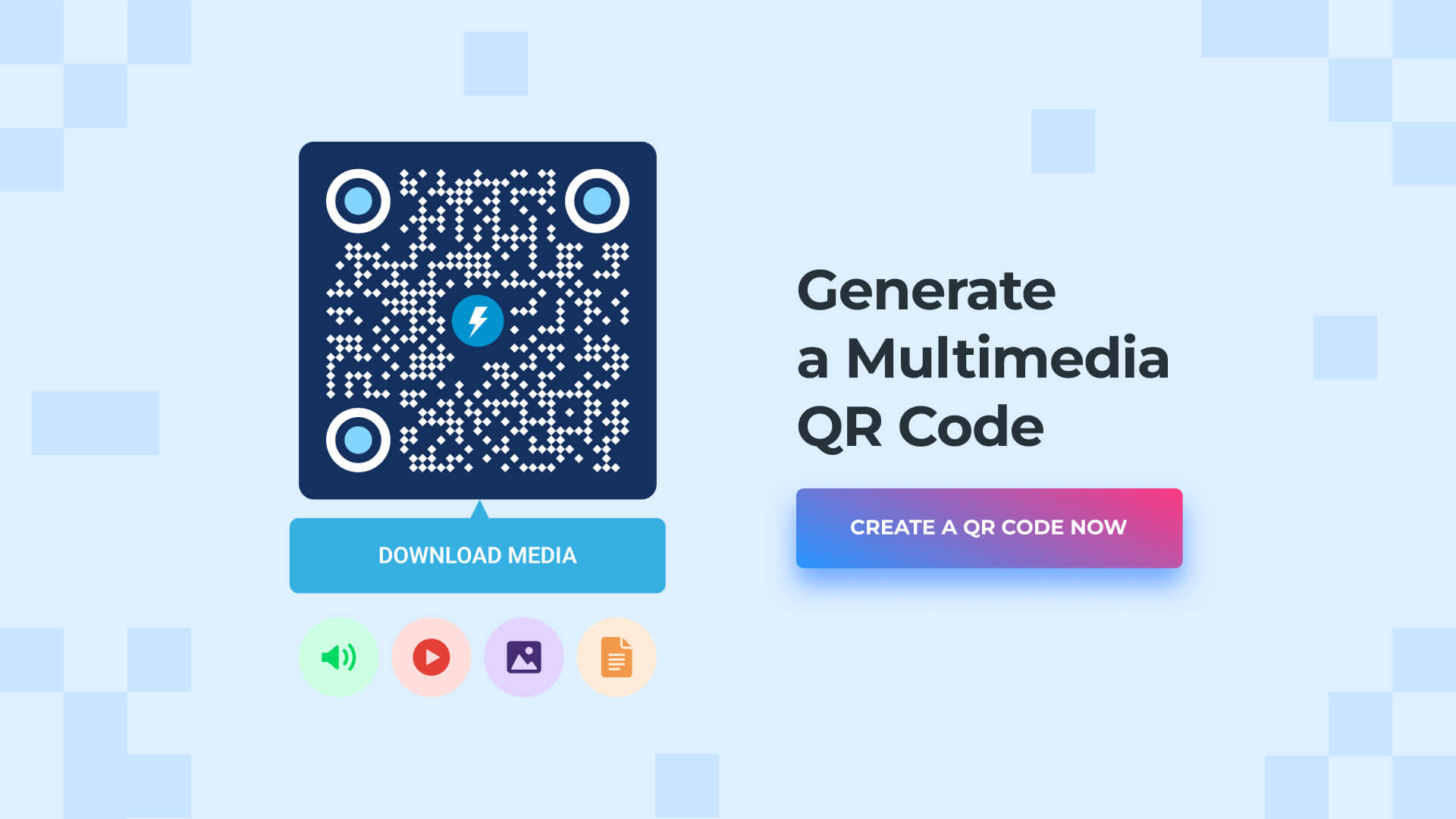 Multimedia QR Code Generator: Share audio & video content easily