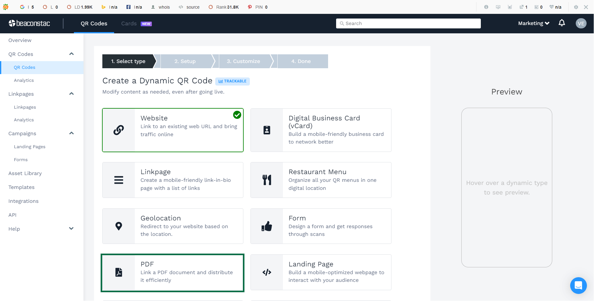 How to Create a QR Code for a Document