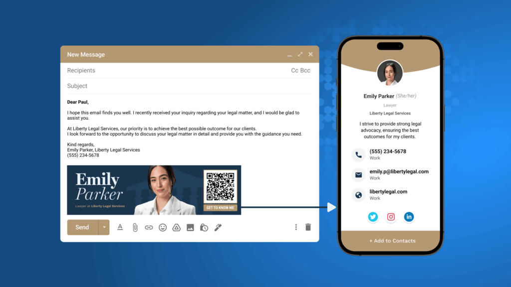 Digital Business Cards In Email Signatures | Uniqode