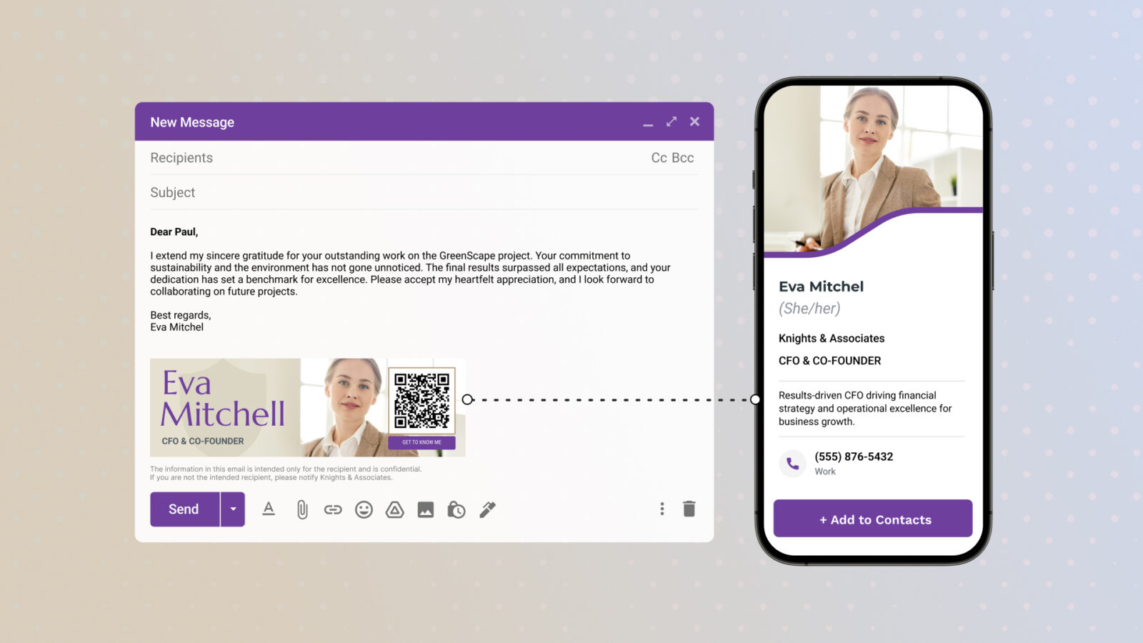 Optimizing CFO Email Signatures with Digital Business Cards