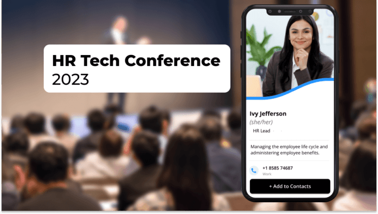 7 Reasons to Use E-Business Cards at HR Tech Conference 2025