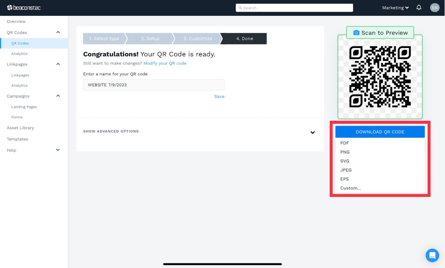 How To Create a QR Code for OneDrive File