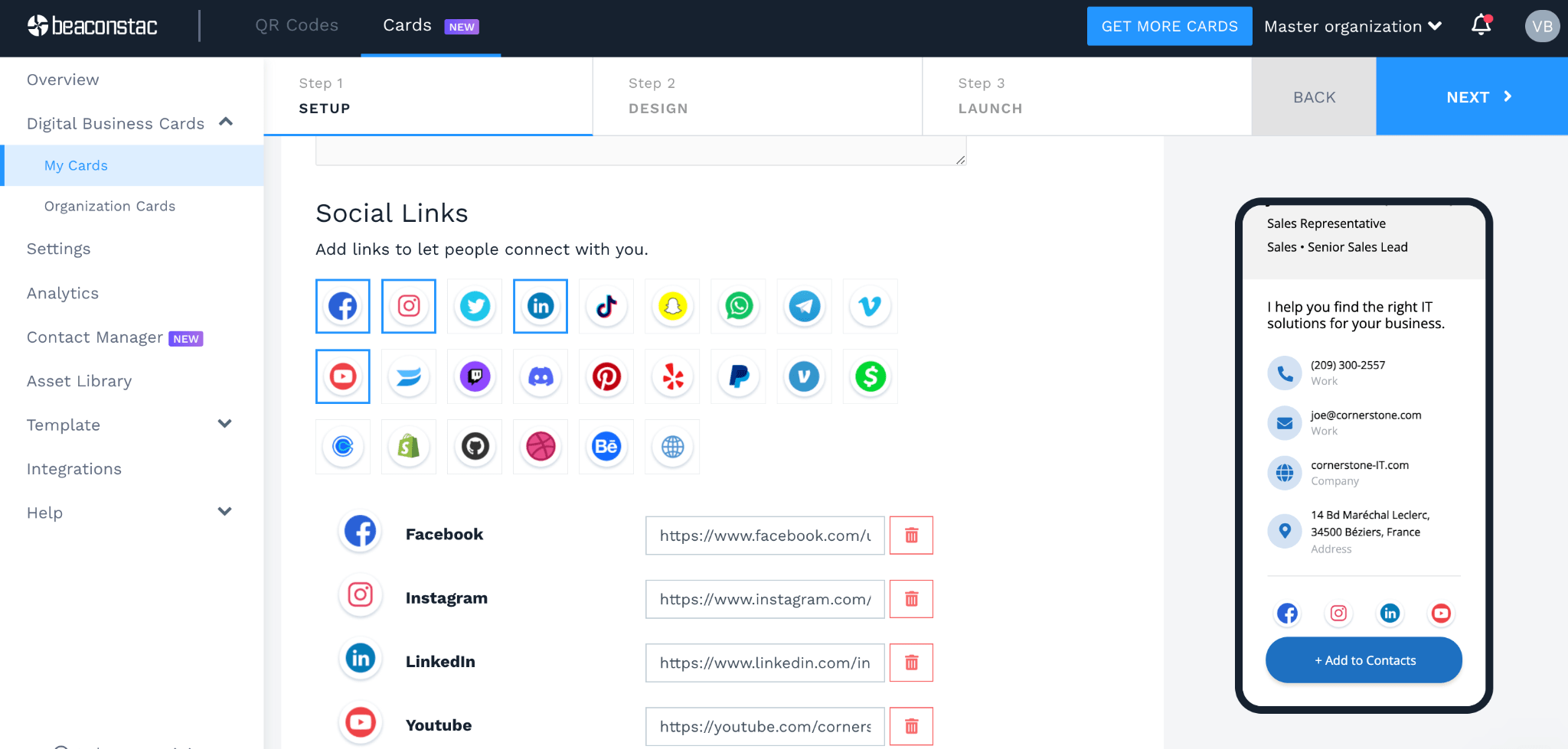 How To Make Digital Business Cards for Sales Professionals