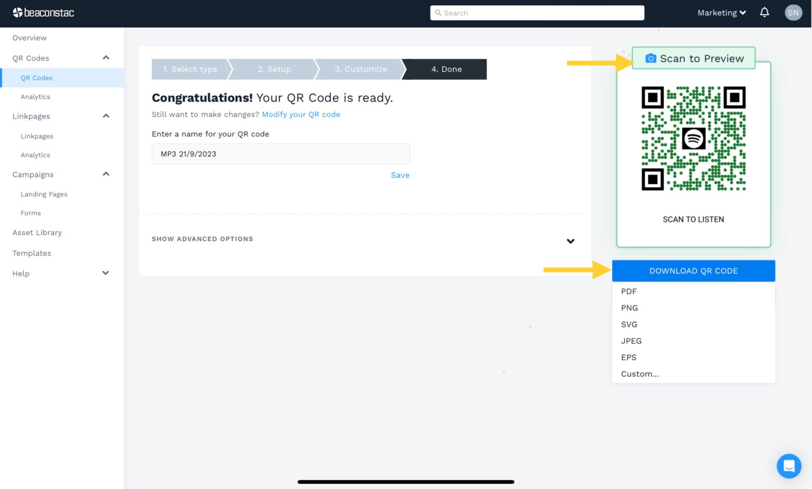 How To Make a QR Code for a Podcast [+FAQs] | Uniqode
