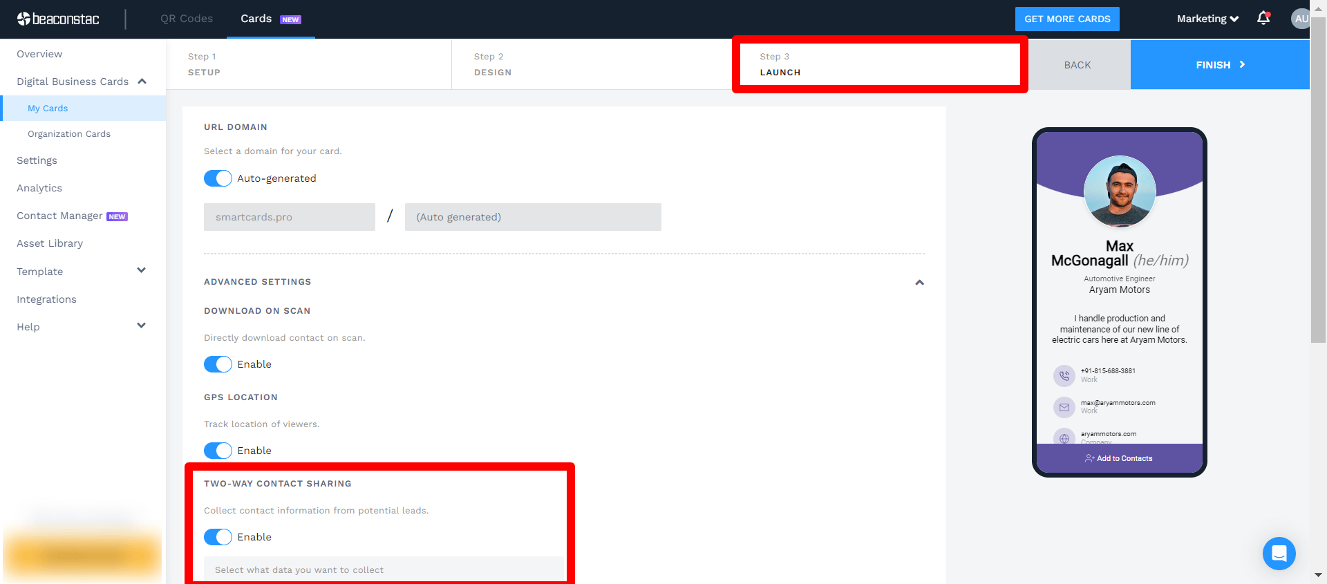 How To Create a Digital Business Card for Lead Collection