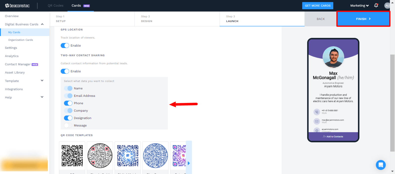 How To Create a Digital Business Card for Lead Collection