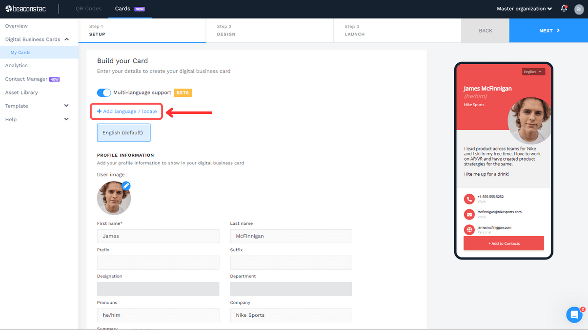 How To Create Multi-Language Business Cards