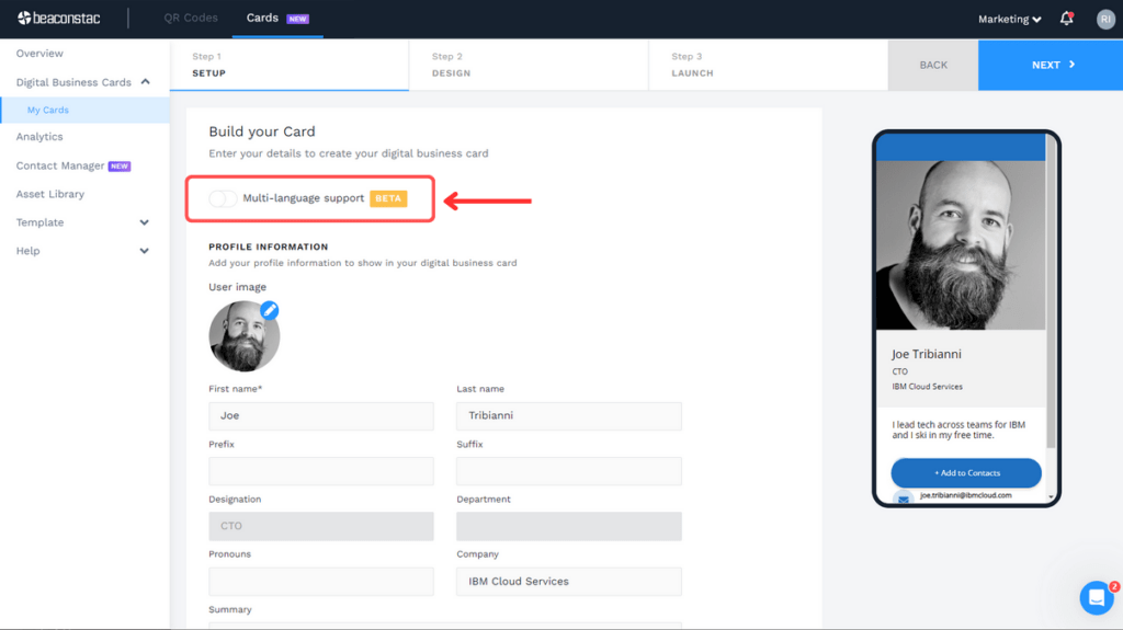 How To Create Multi-Language Business Cards