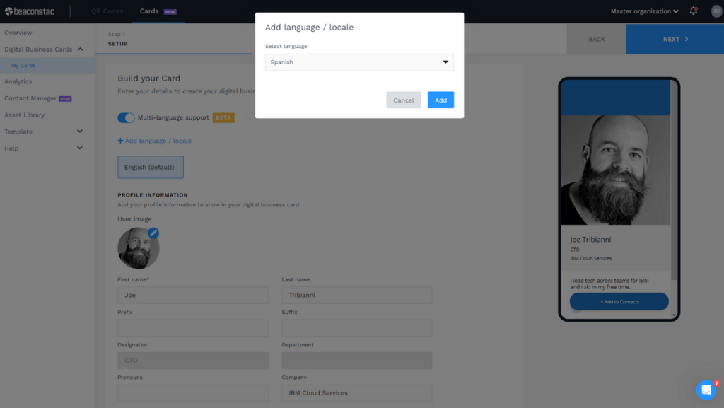 How To Create Multi-Language Business Cards