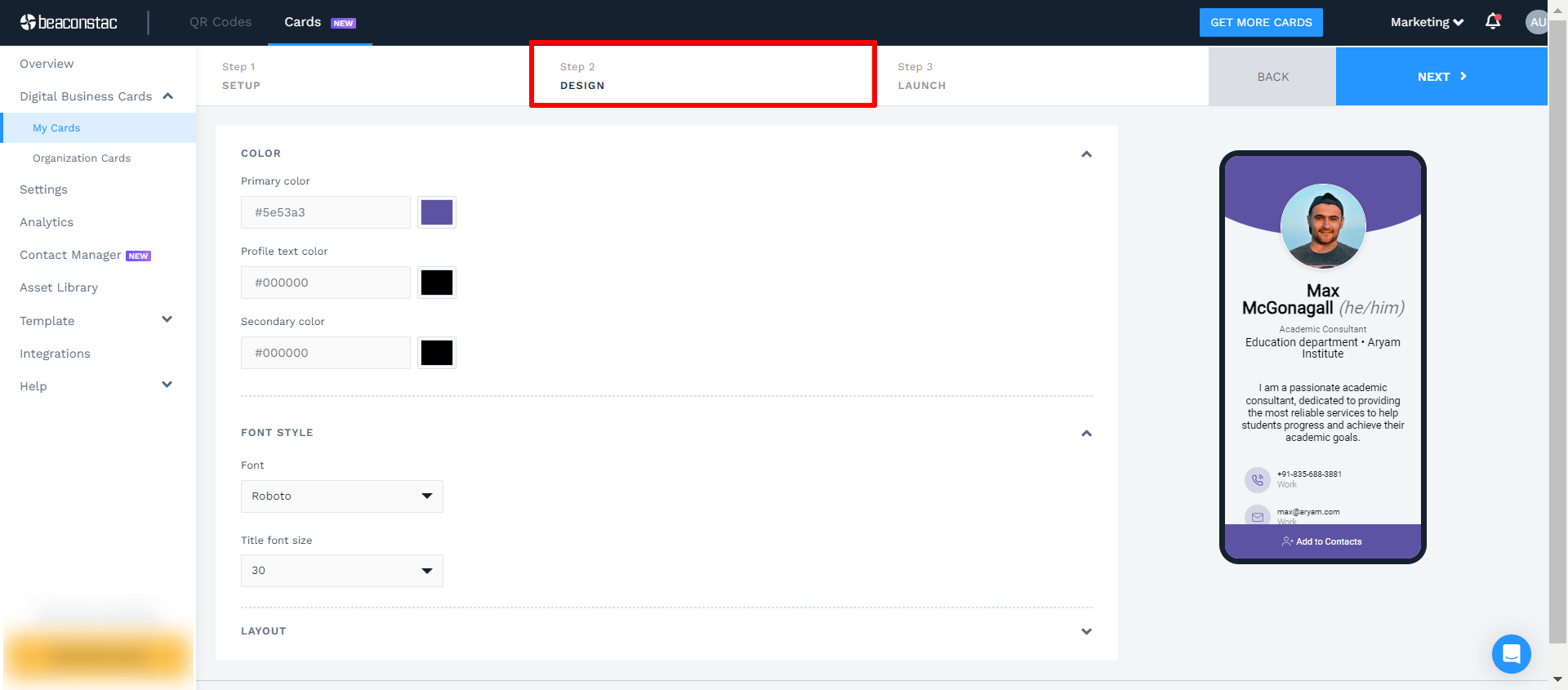 How To Make Digital Business Cards for Educational Professionals ...