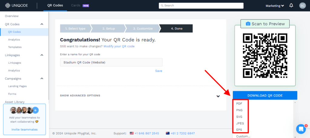 Stadium QR Code: Score Higher ROI With Fewer Efforts | Uniqode