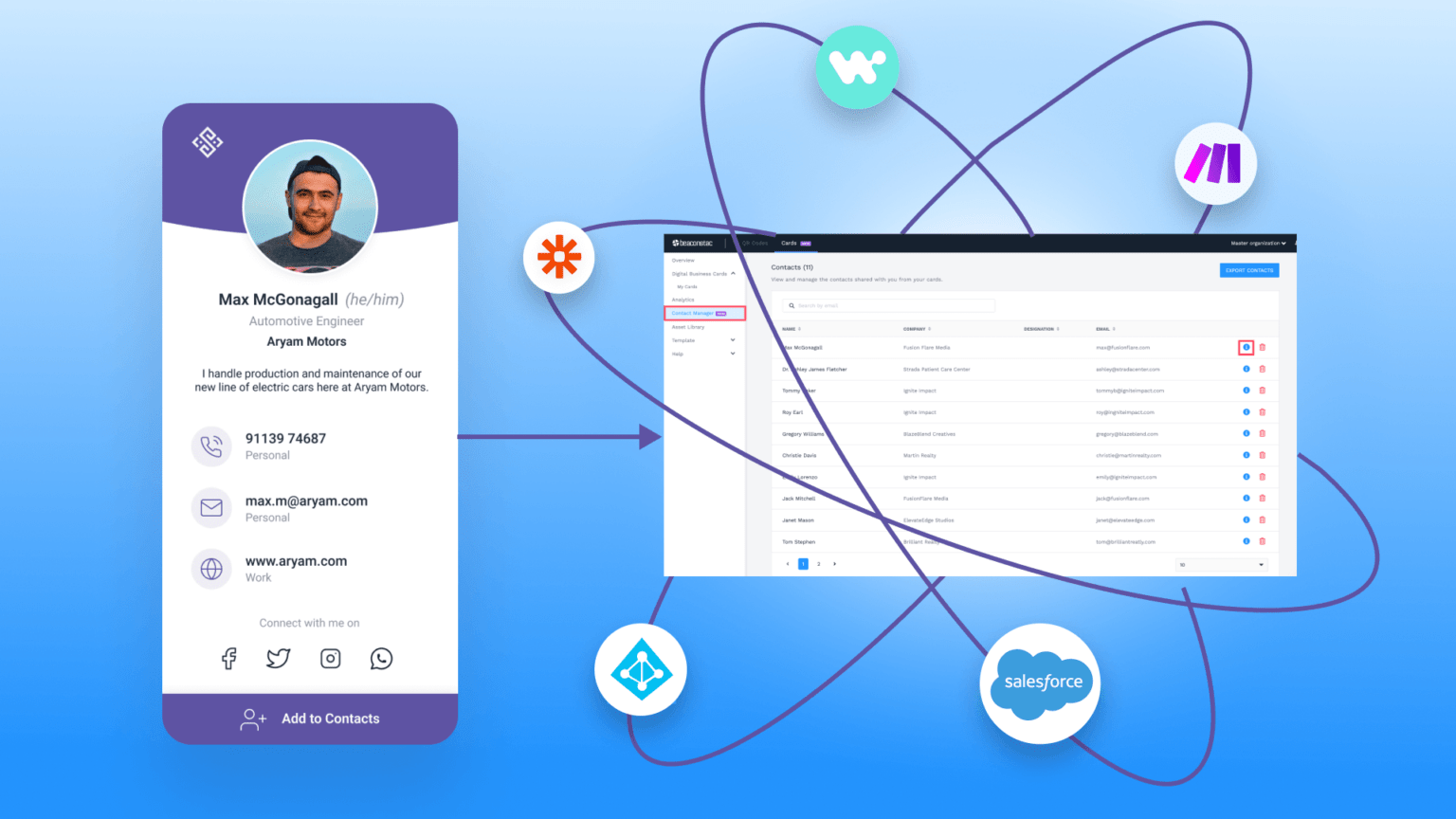How To Export Your Digital Business Card Leads to a CRM