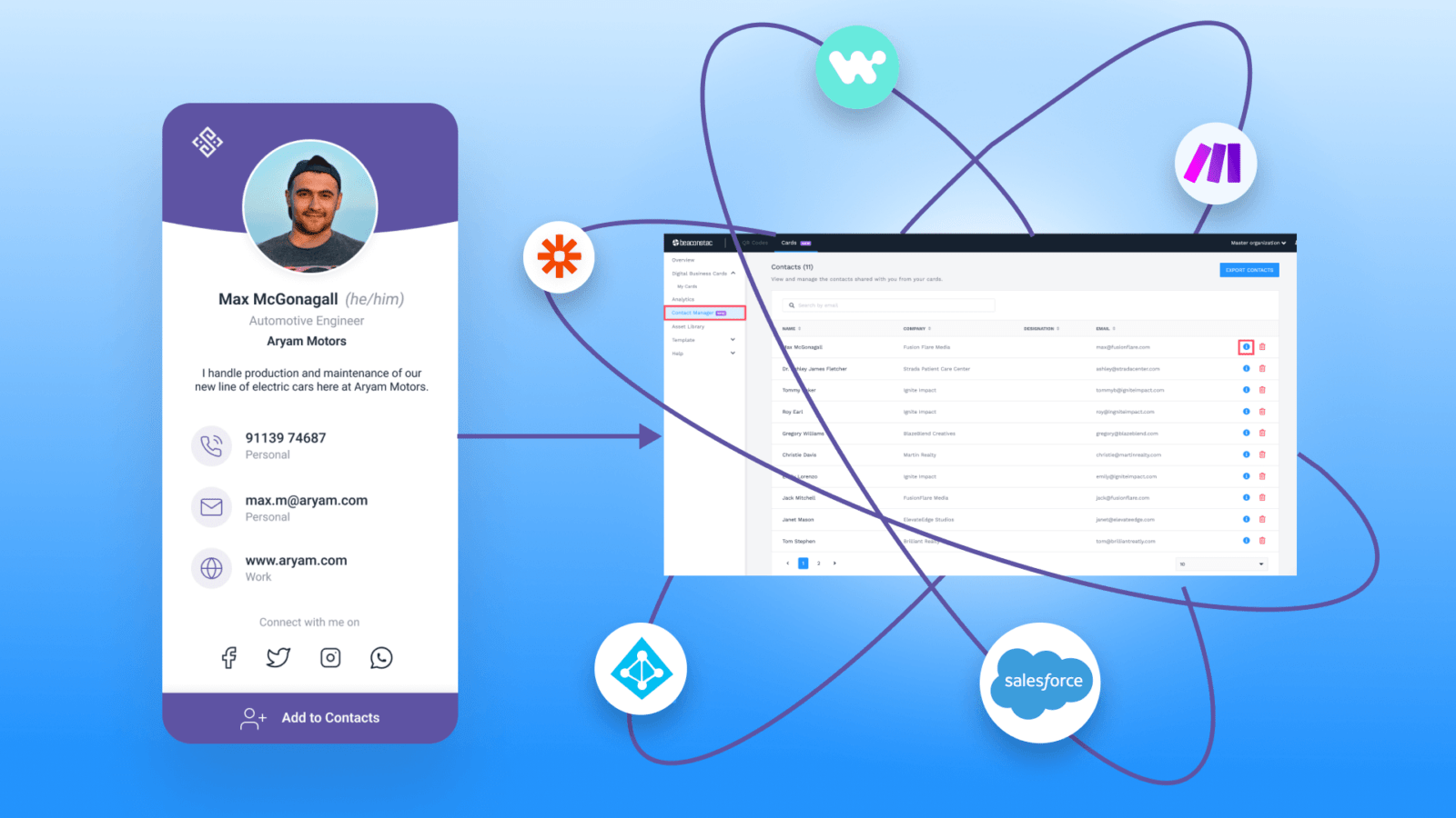 How To Export Your Digital Business Card Leads to a CRM