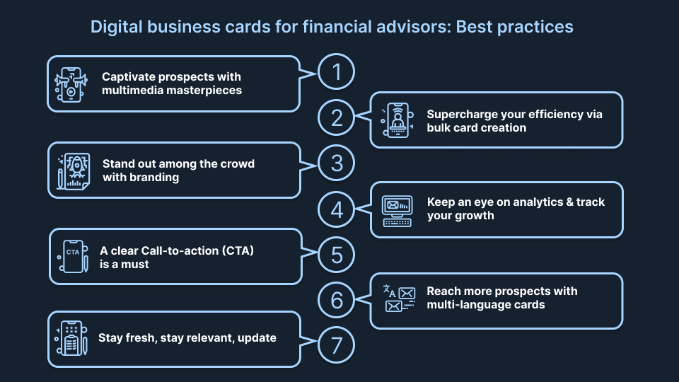 6 Ways Digital Business Cards Can Help Financial Advisors