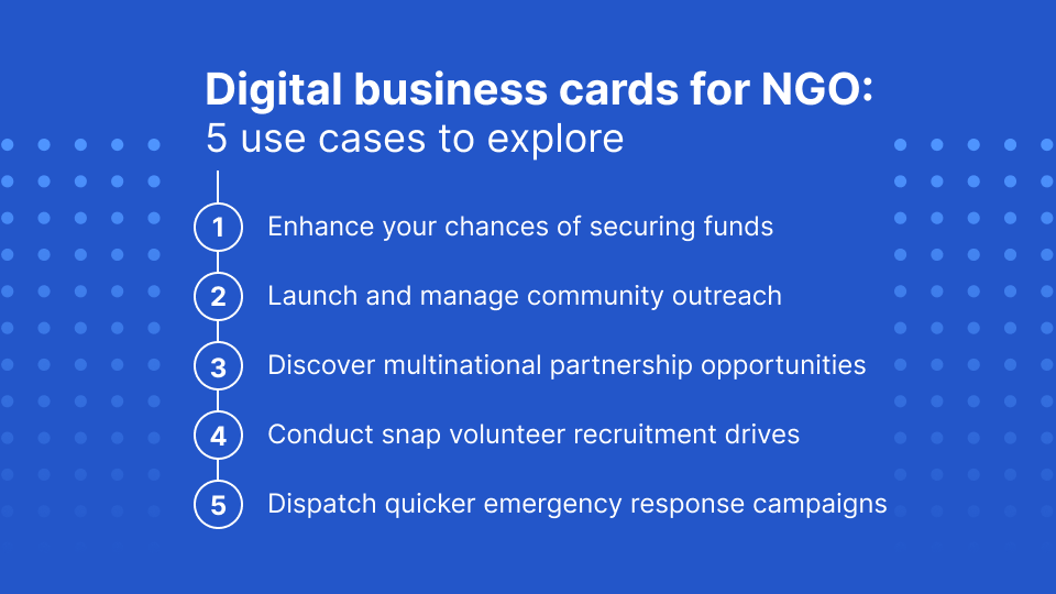 5 Ways Digital Business Cards Improve Outreach For NGOs
