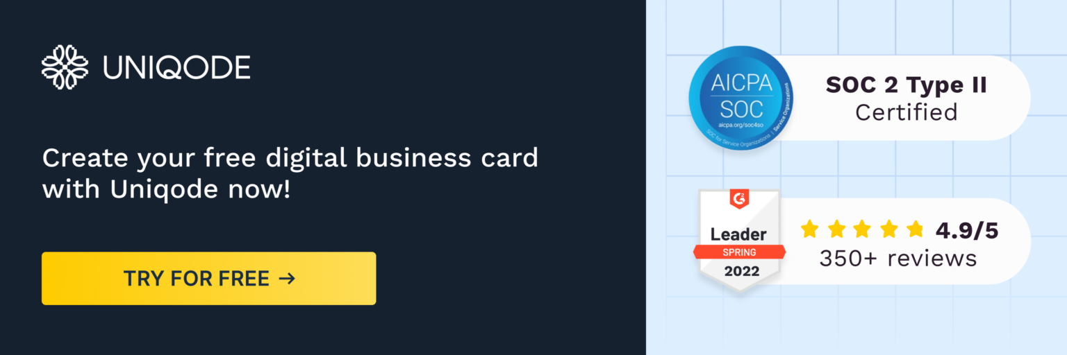 Best 6 Free Digital Business Cards of 2025 - Uniqode
